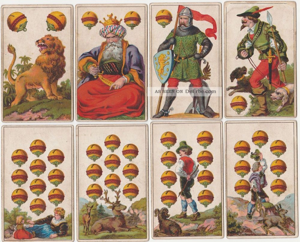Italian playing cards – the heart thrills