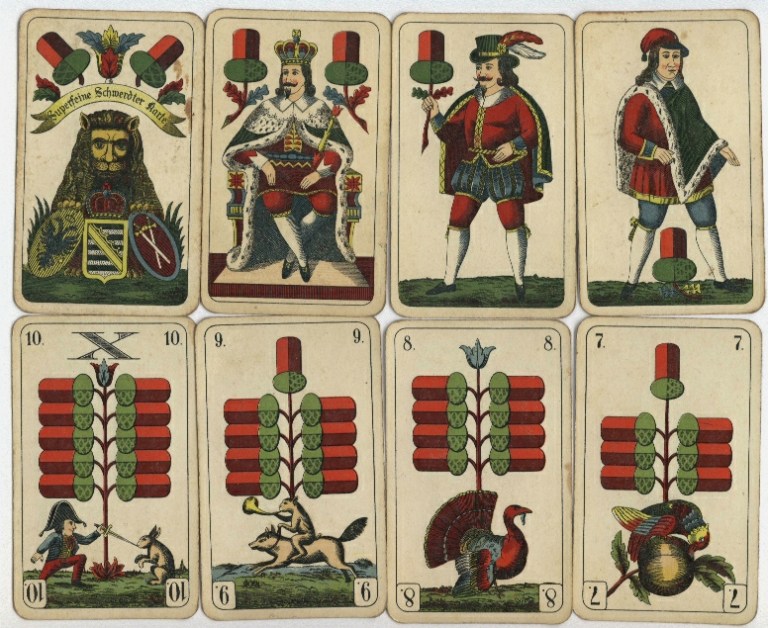 Italian playing cards – the heart thrills