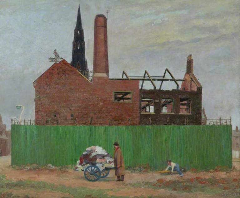 Kingsley, Harry, 1914-1998; The Green Fence, Hulme – the heart thrills